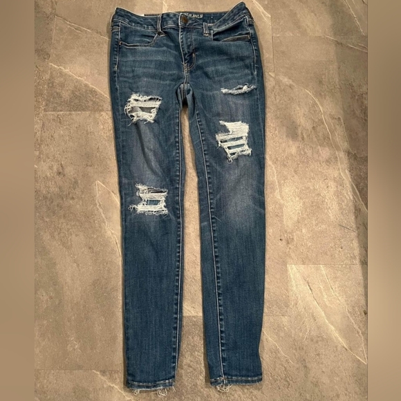 American Eagle AE | Jeans | American Eagle Jeggin Distressed | Poshmark